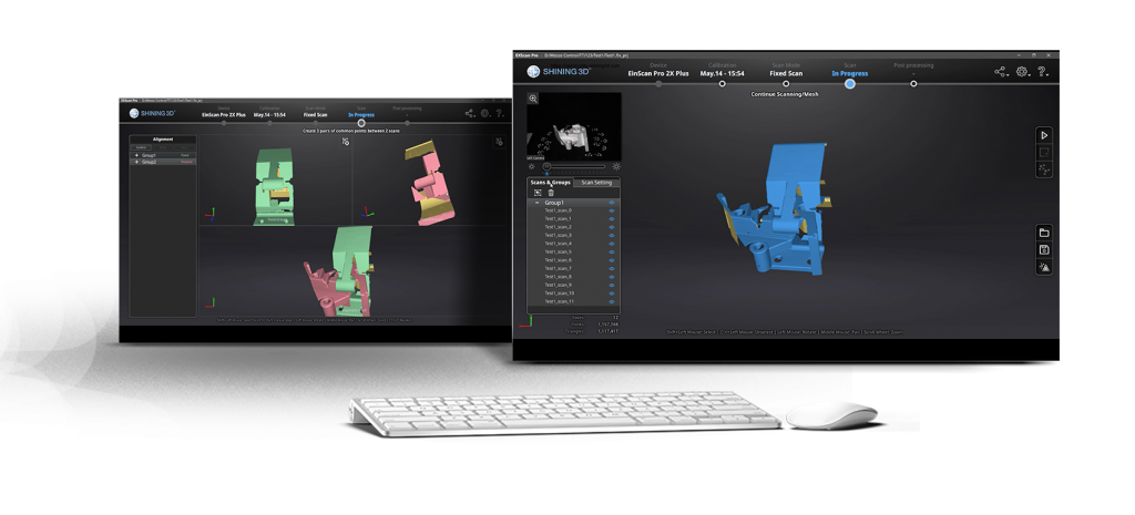 EXScan Pro - Программа Для Серий 3D сканеров 2X и HD | EinScan