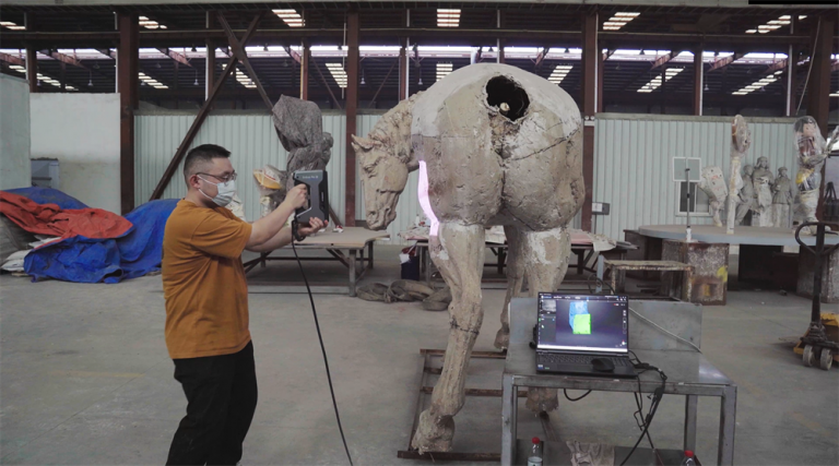 Changing The Way Bronze Sculptures Are Made - EinScan 3D