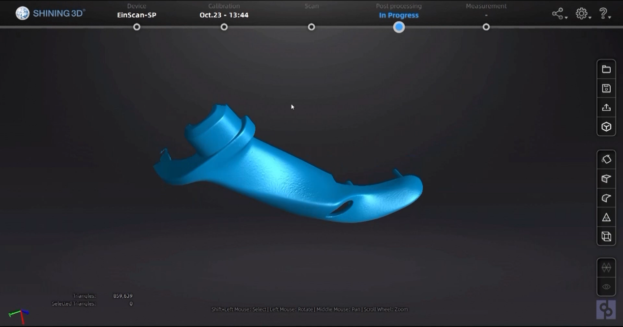 Step-by-step guide of scan to CAD process - SHINING 3D