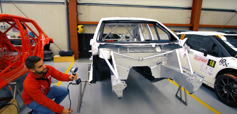 3D printing and 3D scanning - key to top racing cars - EinScan