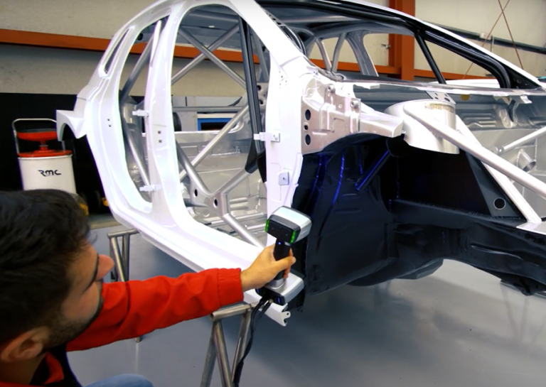 3D printing and 3D scanning - key to top racing cars - EinScan