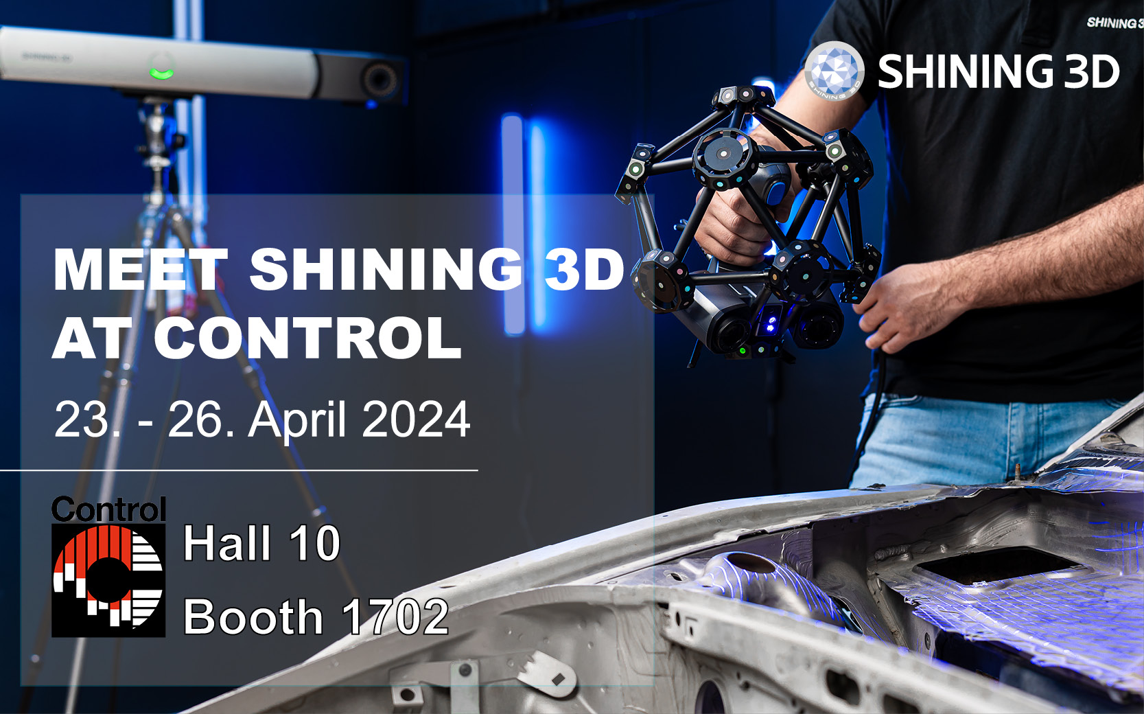 Welcome to CONTROL MESSE 24 - EinScan