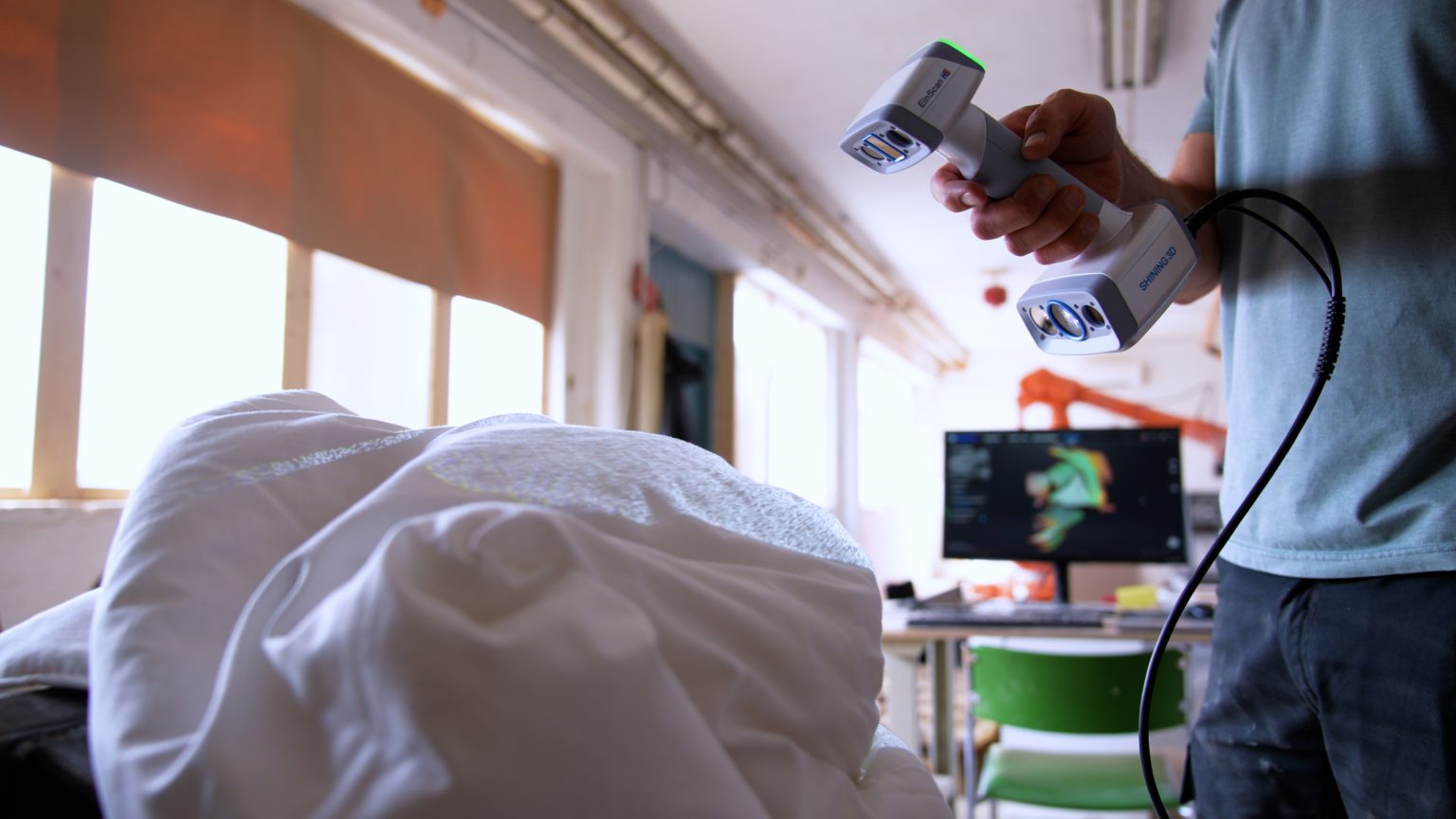 3D Scanning Textile: 3D Scan To Mill With The EinScan H2