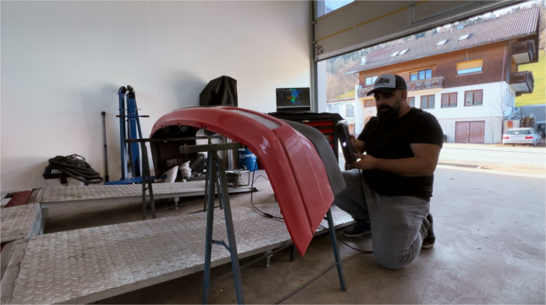 Car bumper modification with 3D scanning and 3D printing
