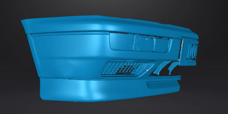 Car bumper modification with 3D scanning and 3D printing