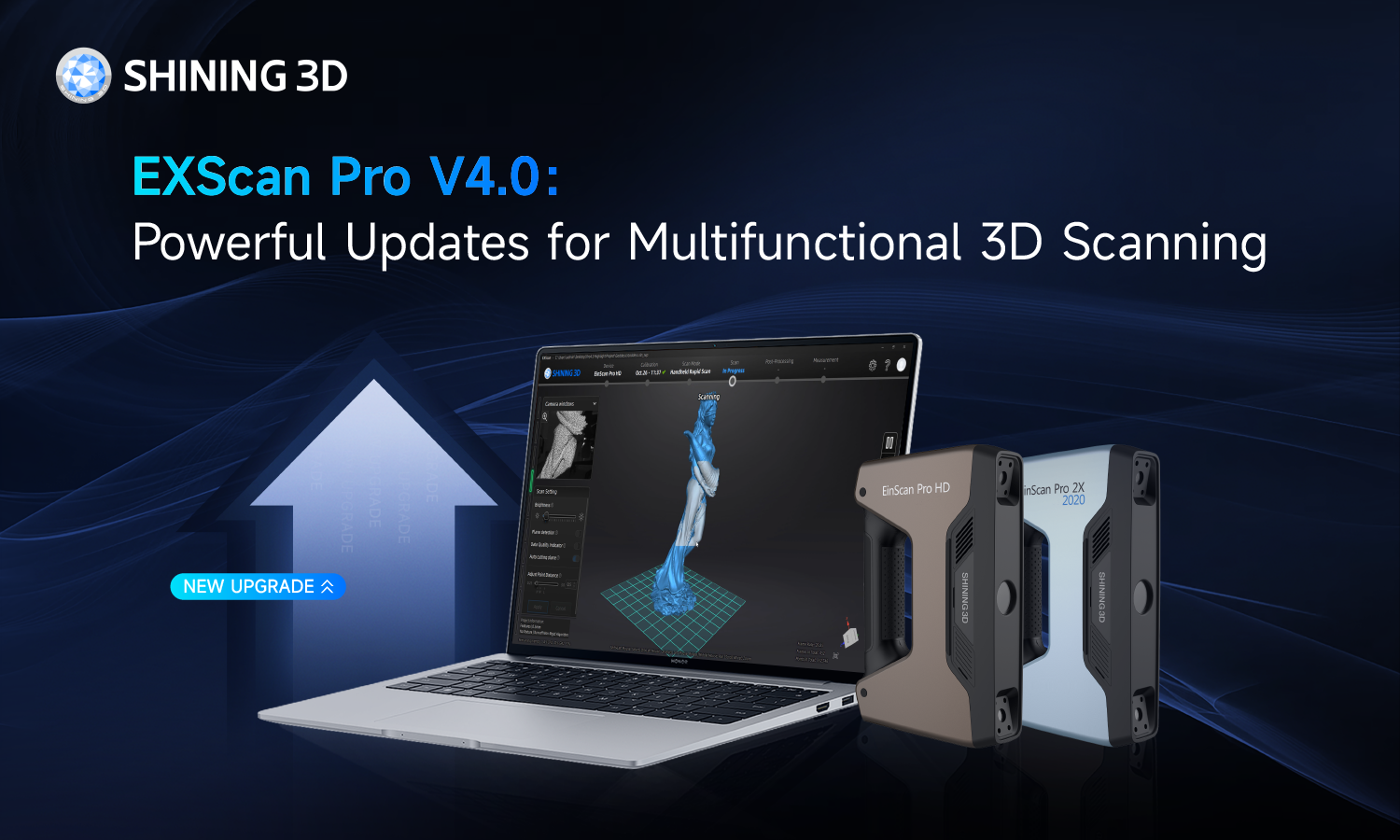 Mise à jour EXScan Pro 4.0 - Plus puissant et pratique que jamais